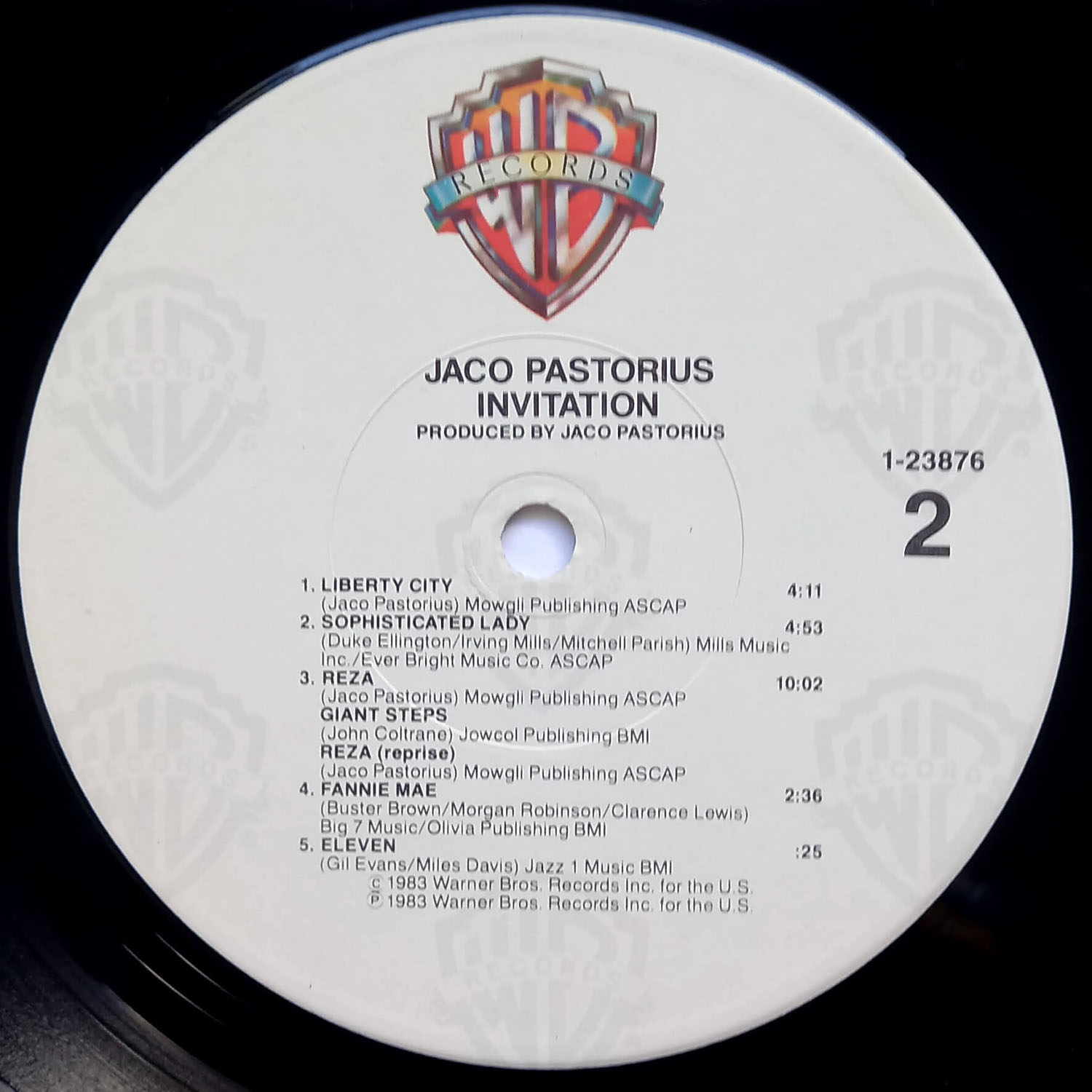 Jaco Pastorius – Invitation (1983) - Zabumbê Discos