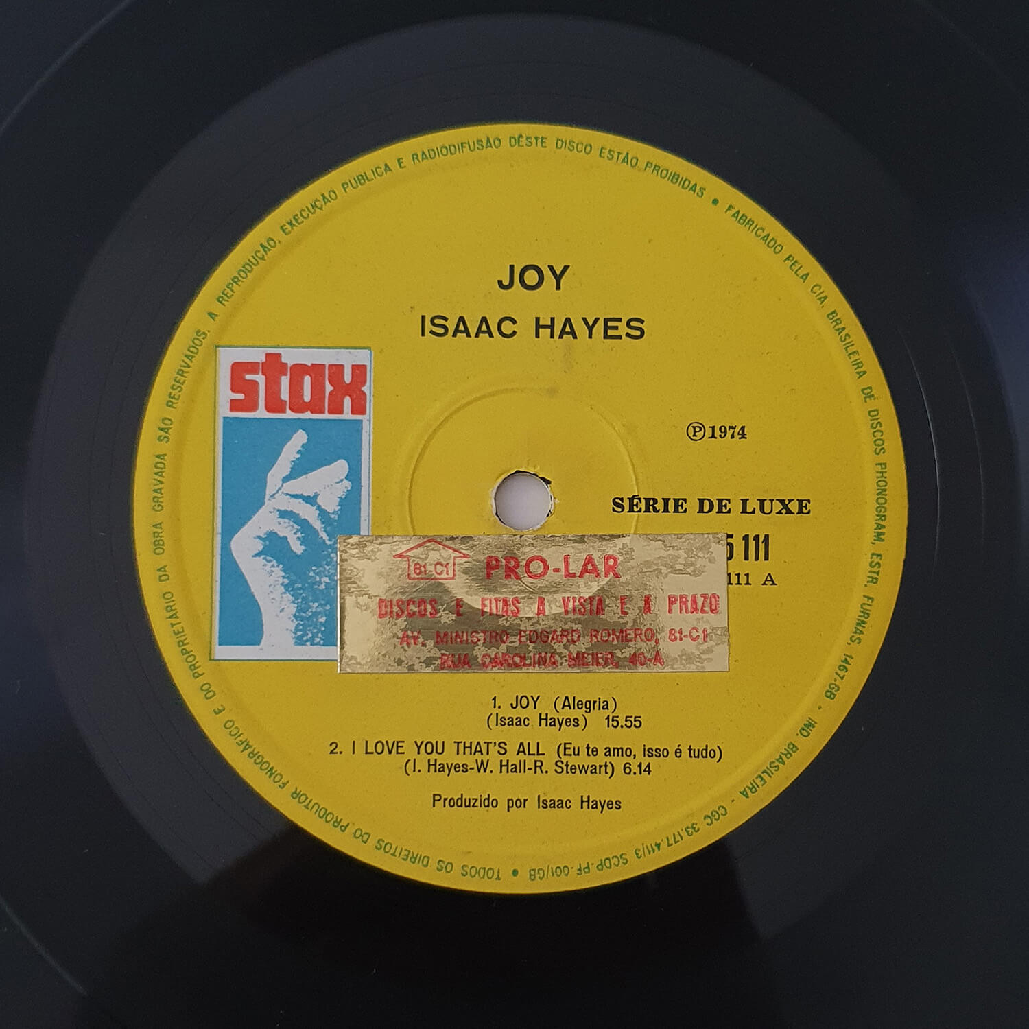 Isaac Hayes – Joy (1974) - Zabumbê Discos