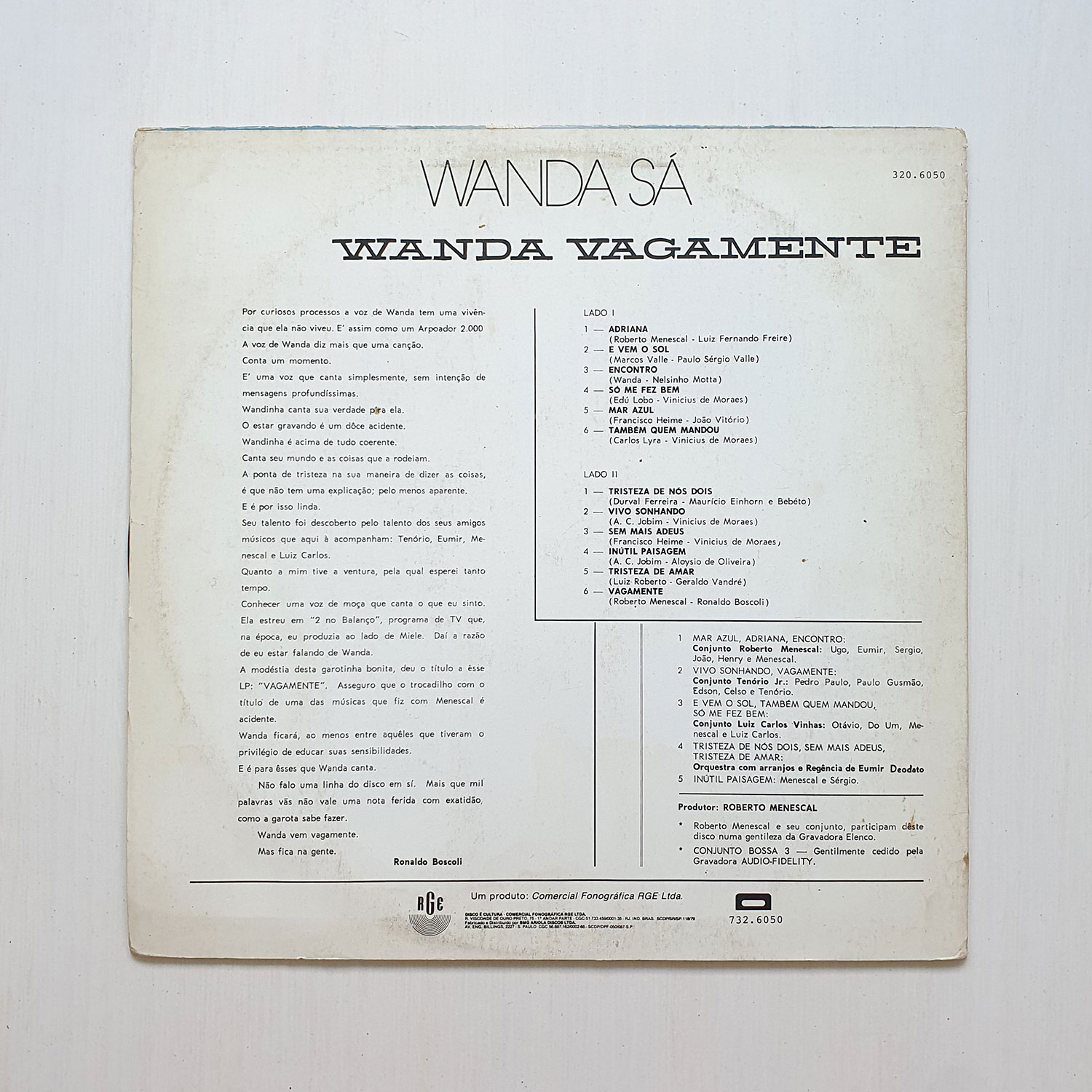 Wanda Sá – Wanda Vagamente (1964/1990) - Zabumbê Discos