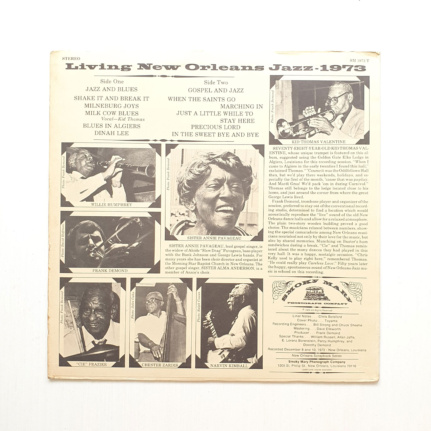 Kid Thomas – Jazz, Gospel & Blues - Zabumbê Discos