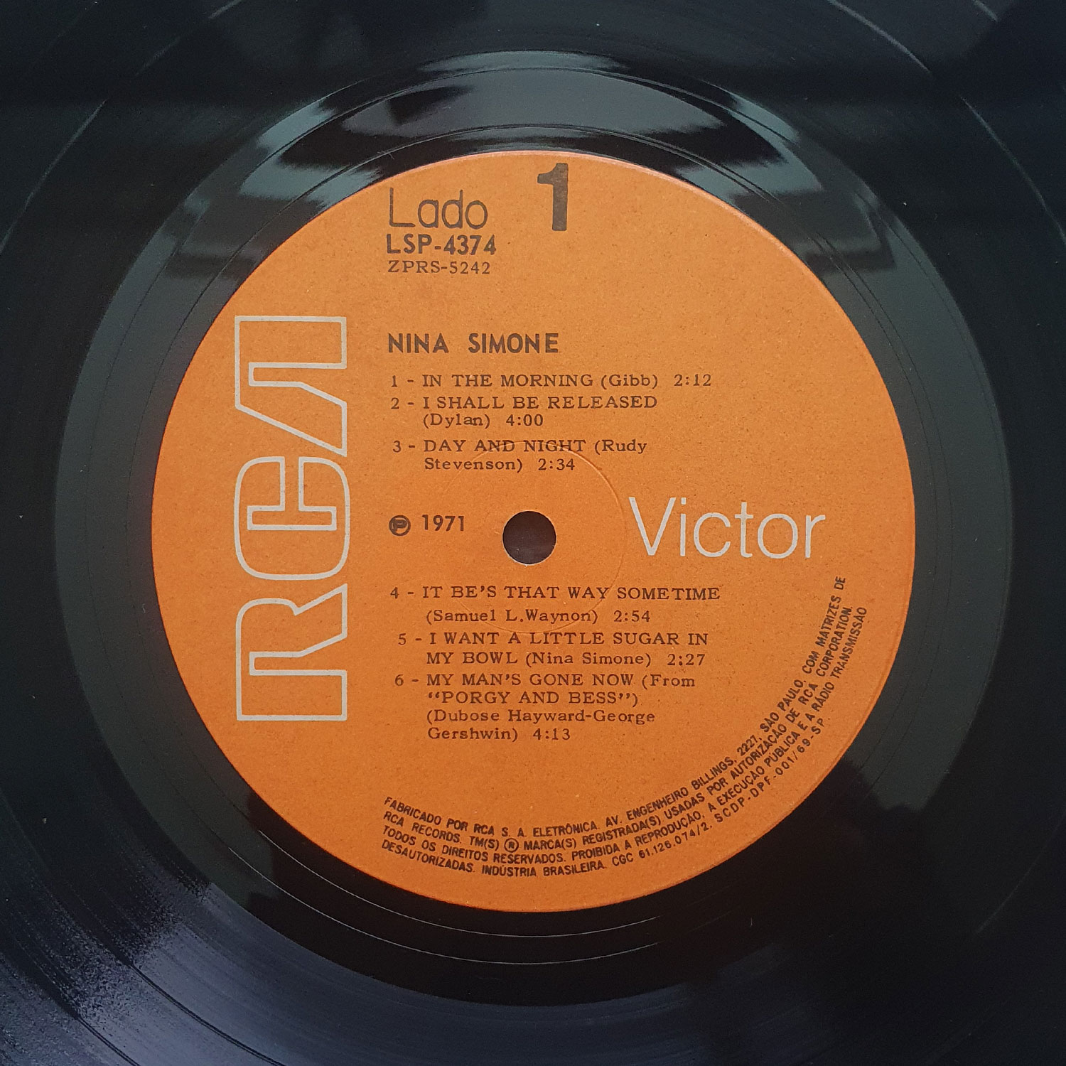 Nina Simone – Nina Simone (1971) - Zabumbê Discos