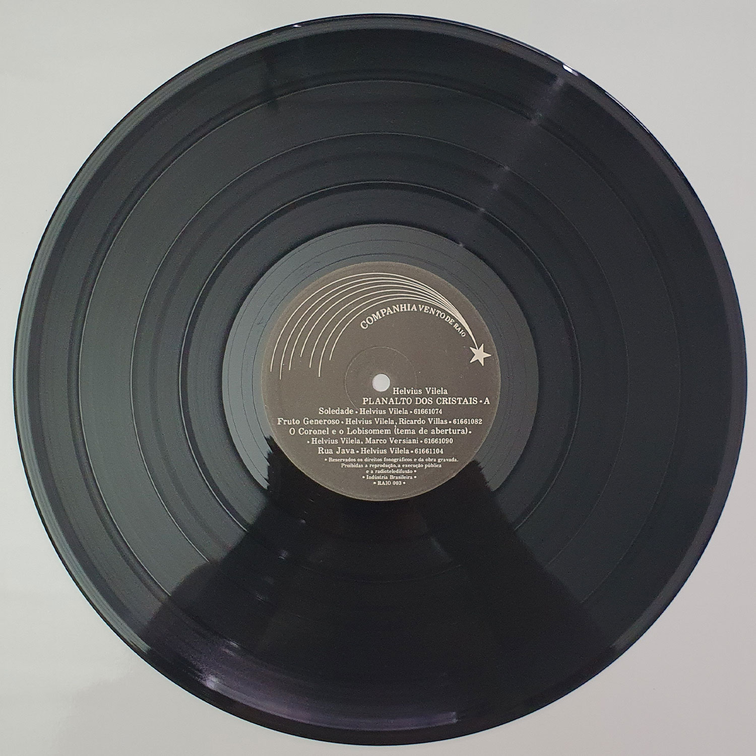 Helvius Vilela – Planalto dos Cristais (1982) - Zabumbê Discos