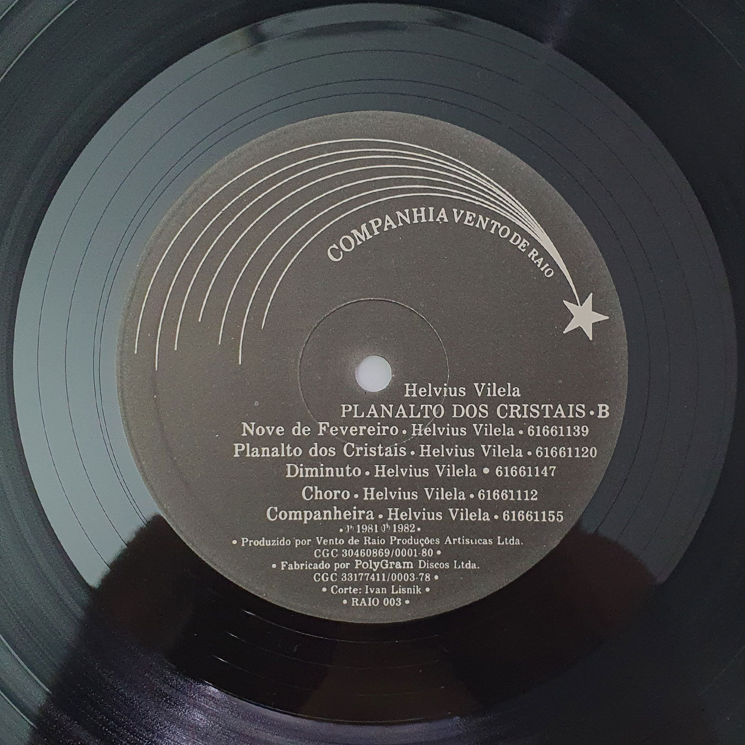 Helvius Vilela – Planalto dos Cristais (1982) - Zabumbê Discos